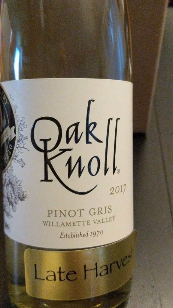 2017 Oak Knoll Winery Pinot Gris, USA, Oregon, Willamette Valley ...