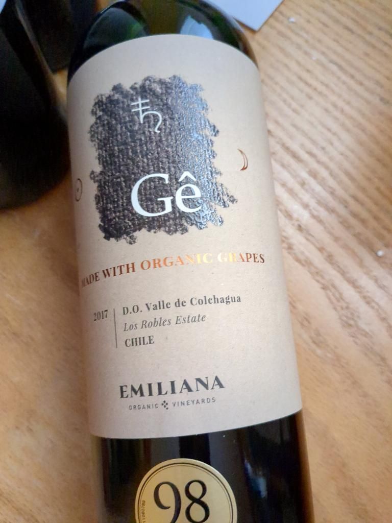 2017 Emiliana Gê, Chile, Rapel Valley, Colchagua Valley - CellarTracker