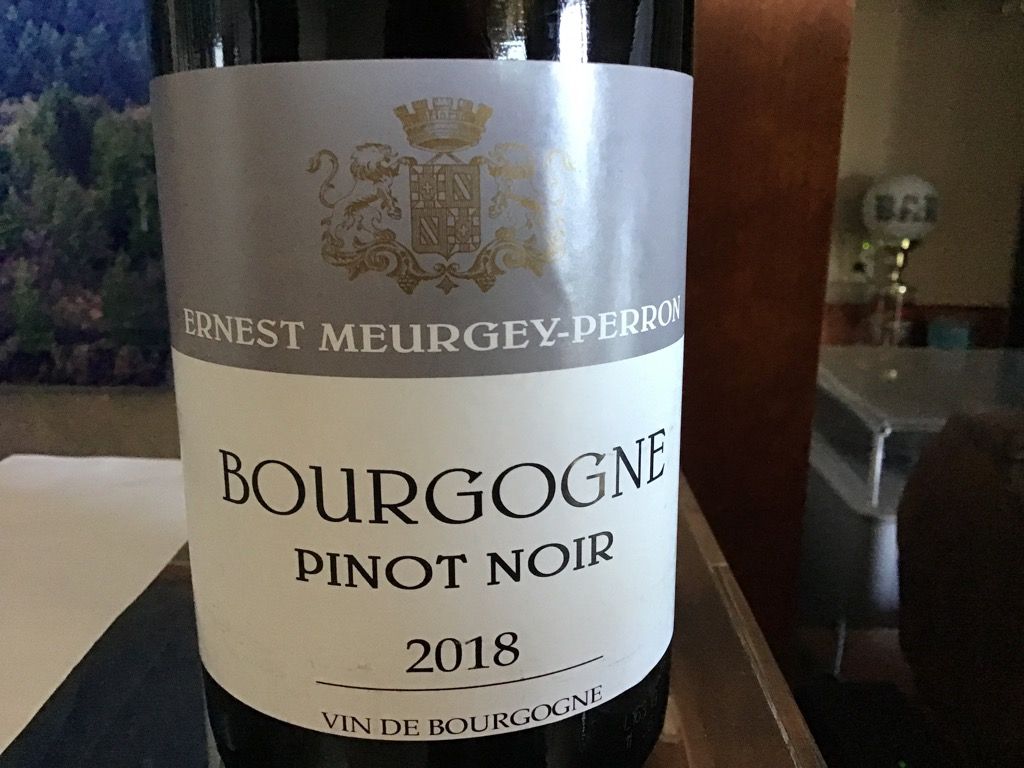 2018 Ernest Meurgey-Perron Bourgogne, France, Burgundy, Bourgogne ...