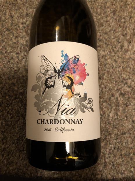 2016 Nia Wine Cellars Chardonnay Nia Wine Cellars, USA, California ...