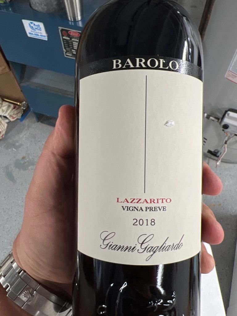 2019 Gianni Gagliardo Barolo Lazzarito Preve, Italy, Piedmont, Langhe ...