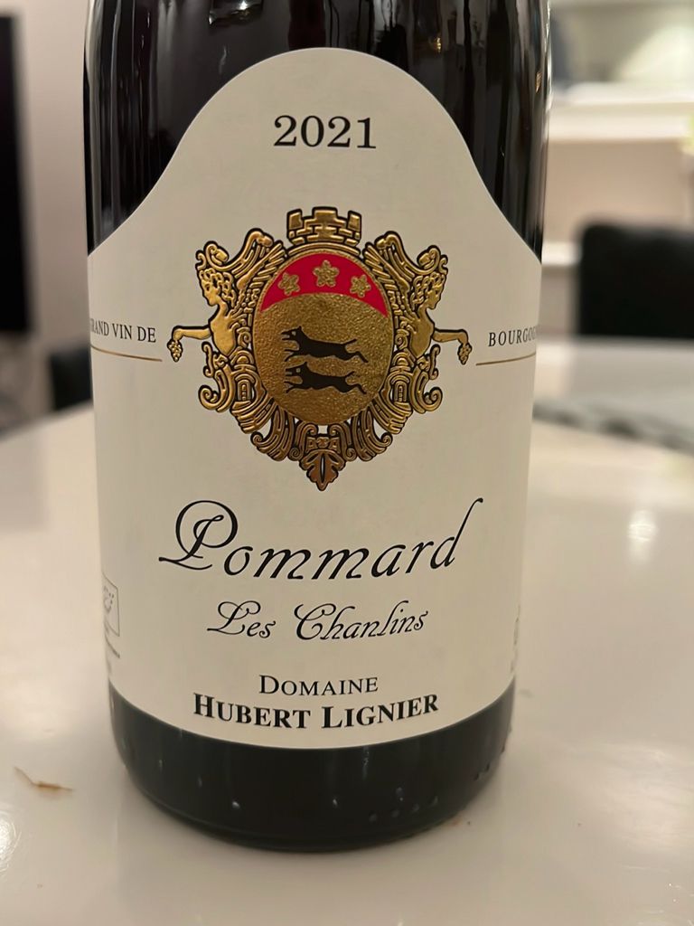 2022 Hubert Lignier Pommard Les Chanlins, France, Burgundy, Côte de ...