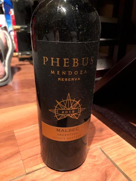 2015 Fabre Montmayou Malbec Phebus Gran Reserva, Argentina, Mendoza ...