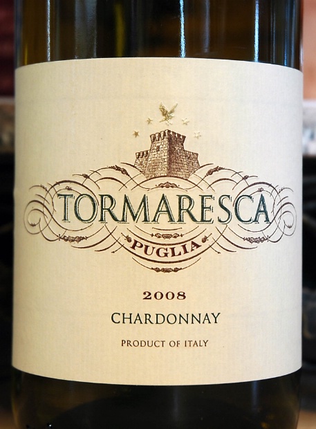 2008 Tormaresca Chardonnay Puglia IGT, Italy, Puglia, Puglia IGT ...