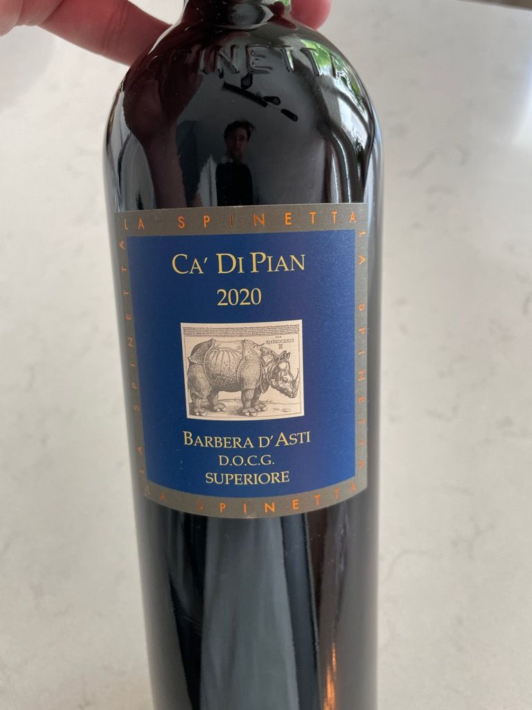 2020 La Spinetta (Rivetti) Barbera d'Asti Superiore Bionzo, Italy ...