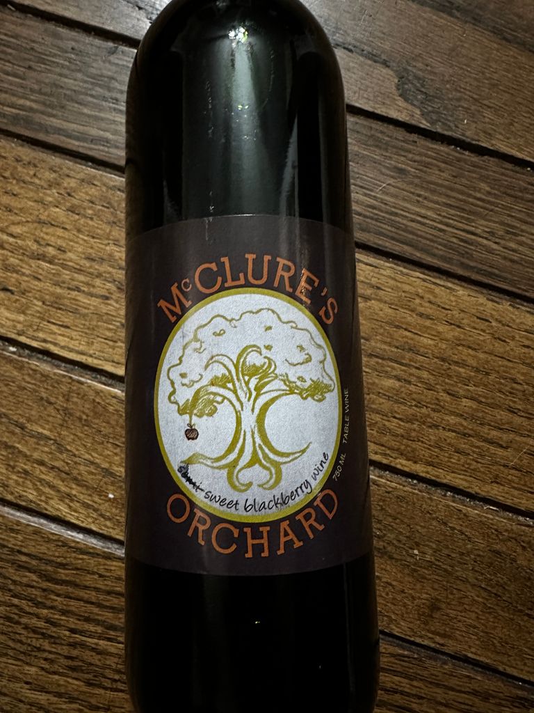 NV McClure's Orchard Blackberry, USA, Indiana - CellarTracker