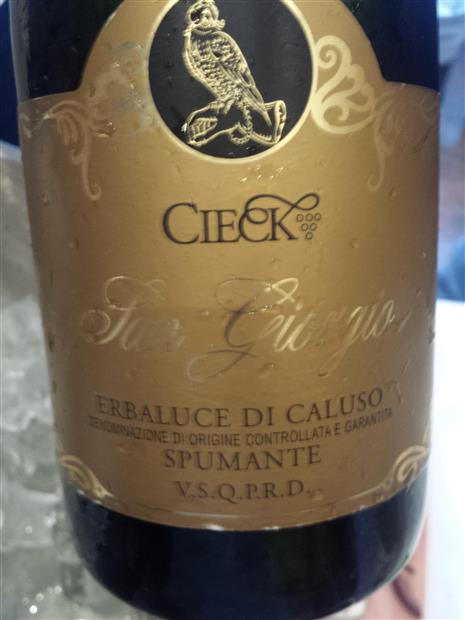2010 Cieck Erbaluce di Caluso San Giorgio Spumante Millesimato, Italy ...