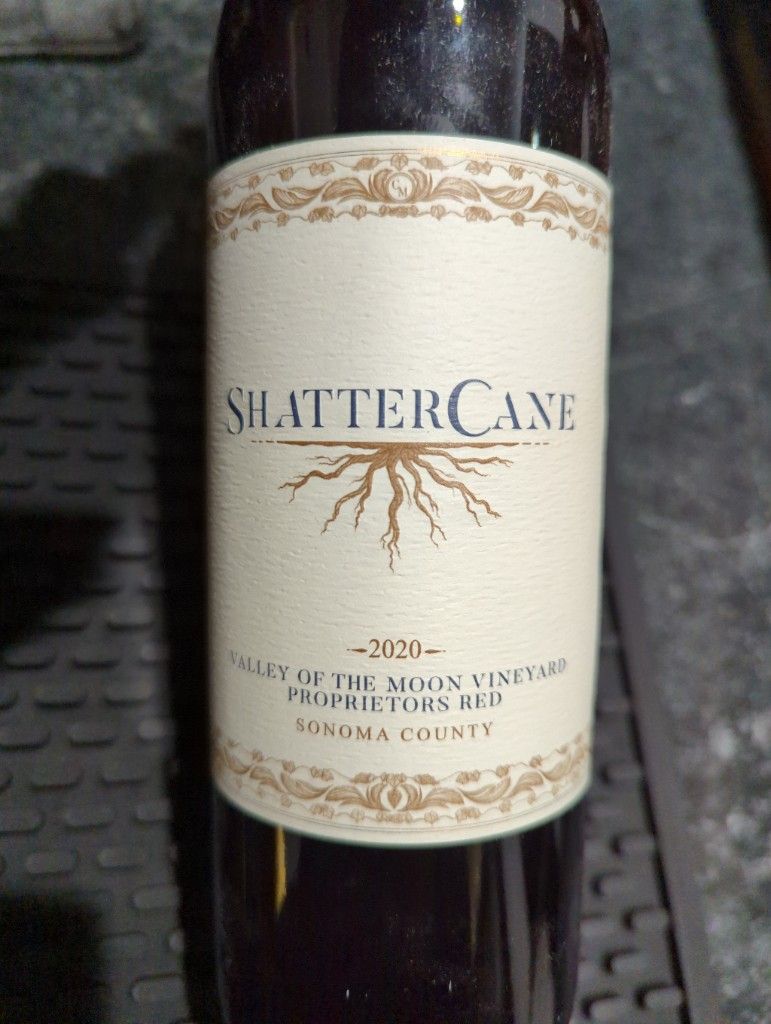 2020 ShatterCane Proprietors Red Valley of the Moon Vineyard, USA ...