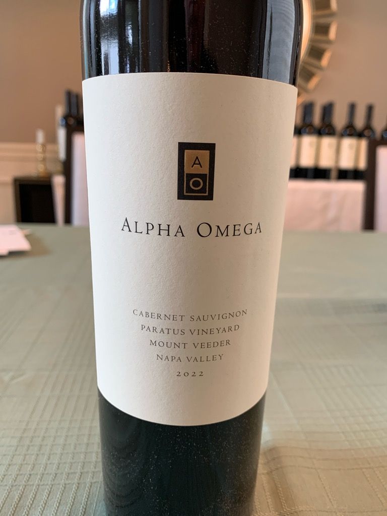 2022 Alpha Omega Cabernet Sauvignon Paratus, USA, California, Napa ...