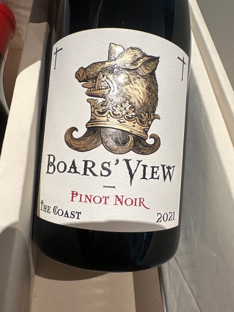 2021 Boars' View Pinot Noir The Coast, USA, California, Sonoma County, Sonoma Coast - CellarTracker