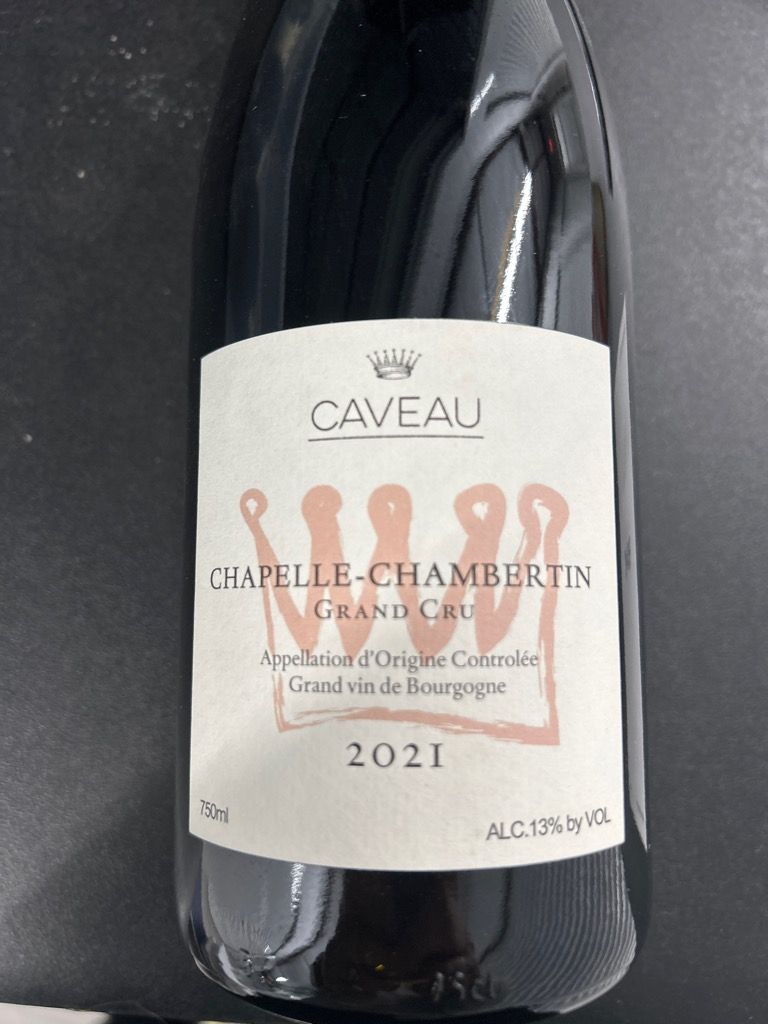 2020 Caveau Chapelle-Chambertin, France, Burgundy, Côte de Nuits ...