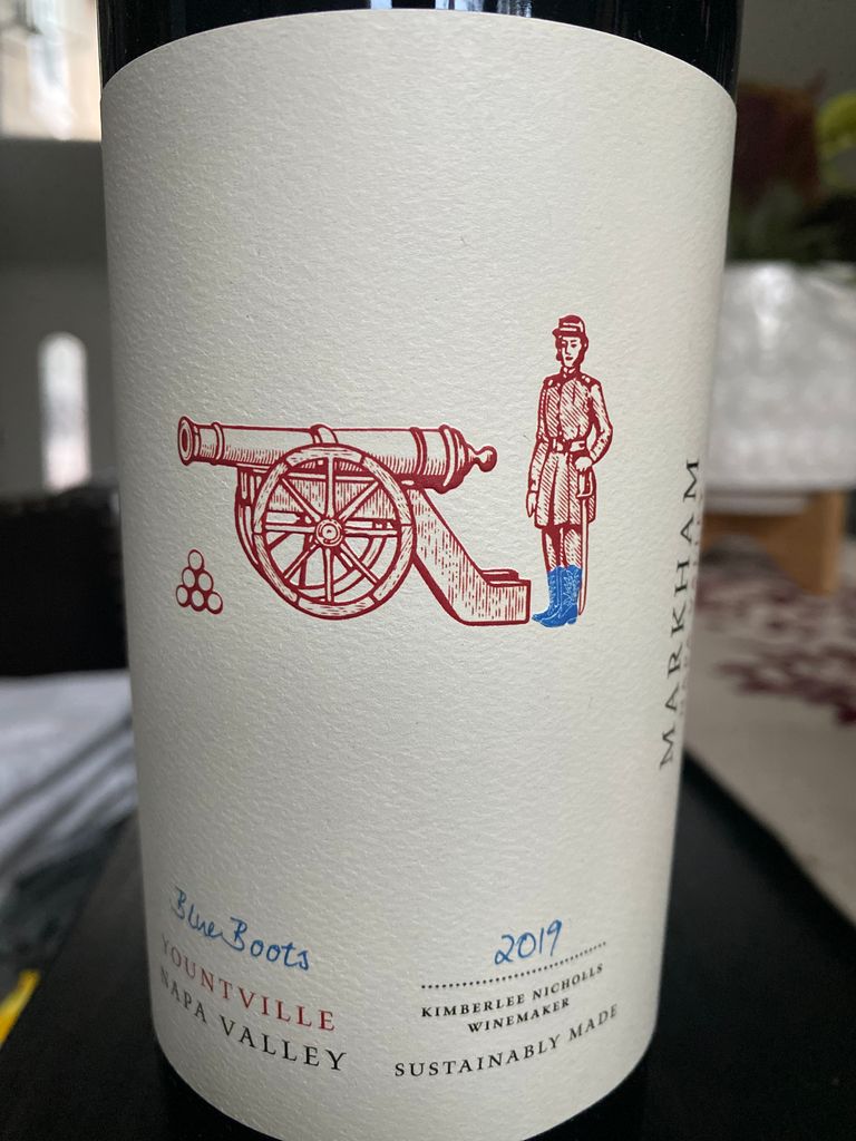 2019 Markham Blue Boots, USA, California, Napa Valley, Yountville ...