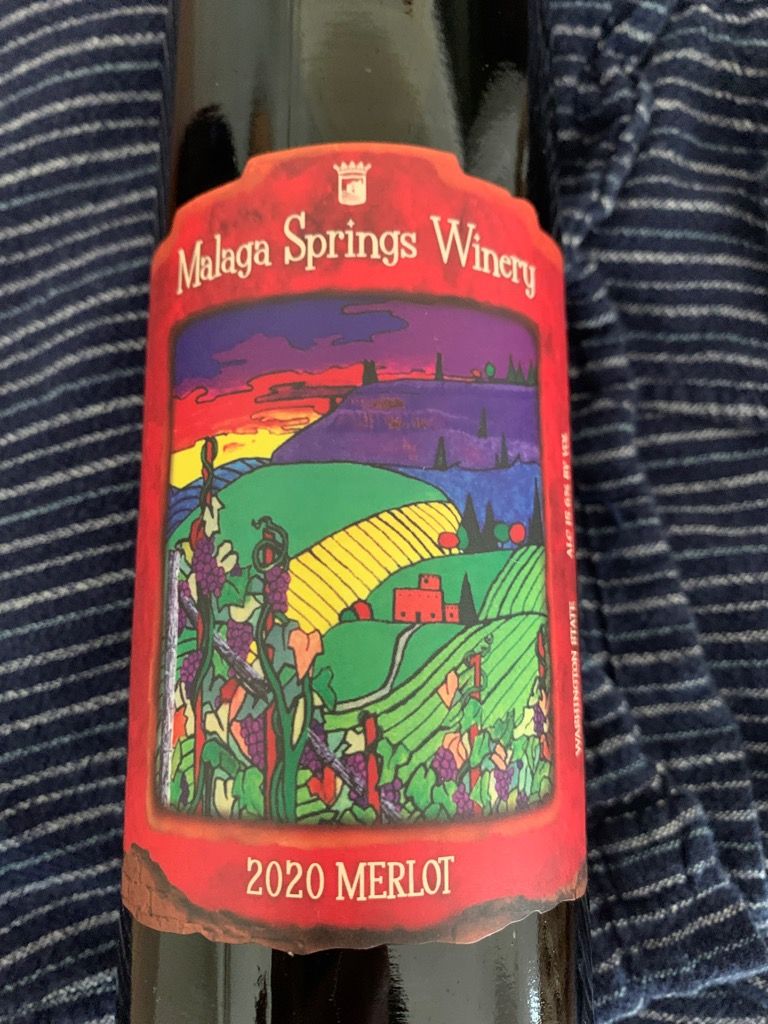 2020 Malaga Springs Winery Merlot, USA, Washington, Columbia Valley ...