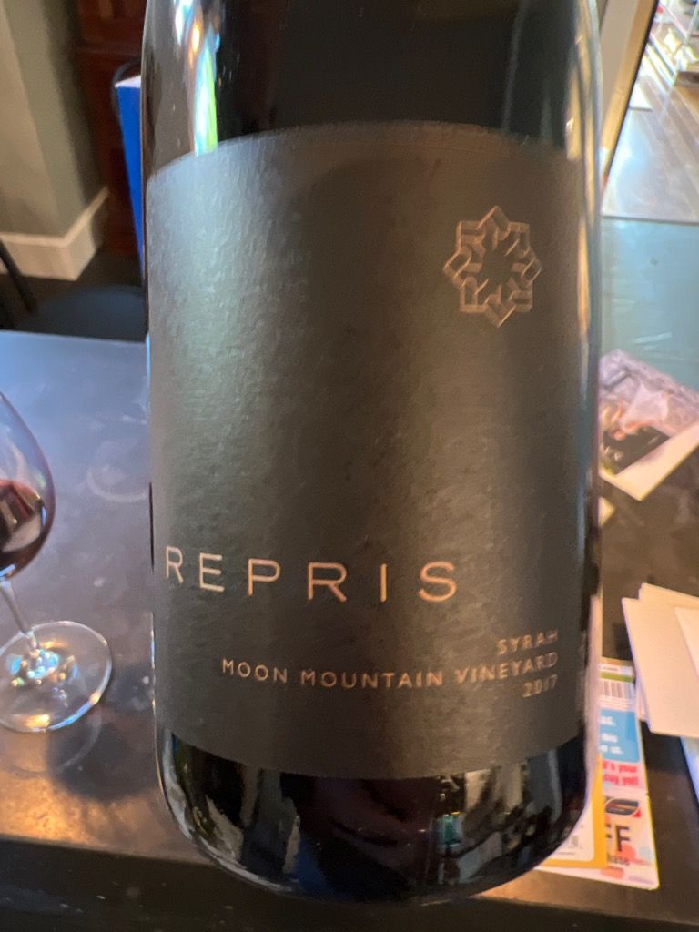 2017 Repris Syrah, USA, California, Sonoma County - CellarTracker