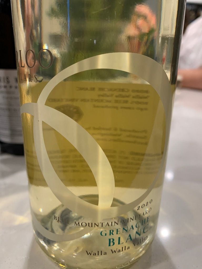 2020 Kerloo Cellars Grenache Blanc Blue Mountain Vineyards, USA ...