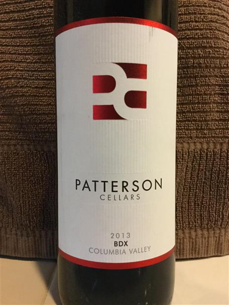2013 Patterson Cellars BDX, USA, Washington, Columbia Valley ...