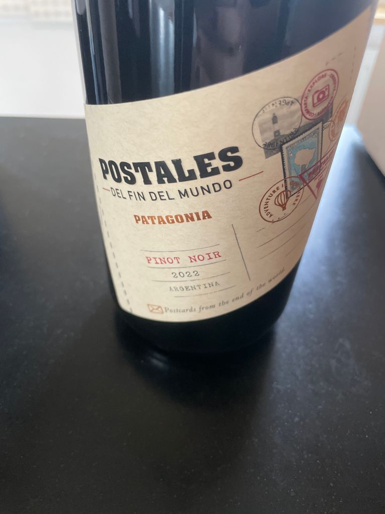 2022 Bodega del Fin del Mundo Pinot Noir Postales, Argentina, Patagonia ...