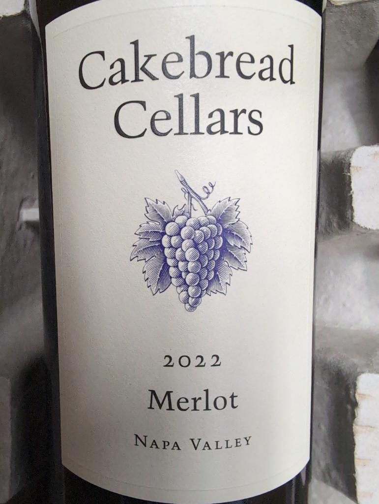 2022 Cakebread Cellars Merlot, USA, California, Napa Valley - CellarTracker