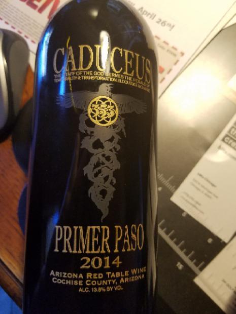 2014 Caduceus Cellars Primer Paso, USA, Arizona, Cochise County ...