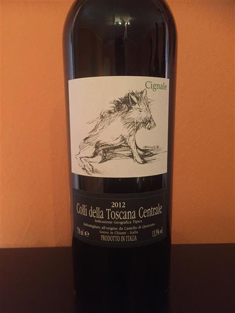 2012 Castello di Querceto / Querceto Cignale Colli della Toscana ...