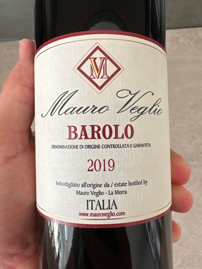 2019 Mauro Veglio Barolo, Italy, Piedmont, Langhe, Barolo - CellarTracker