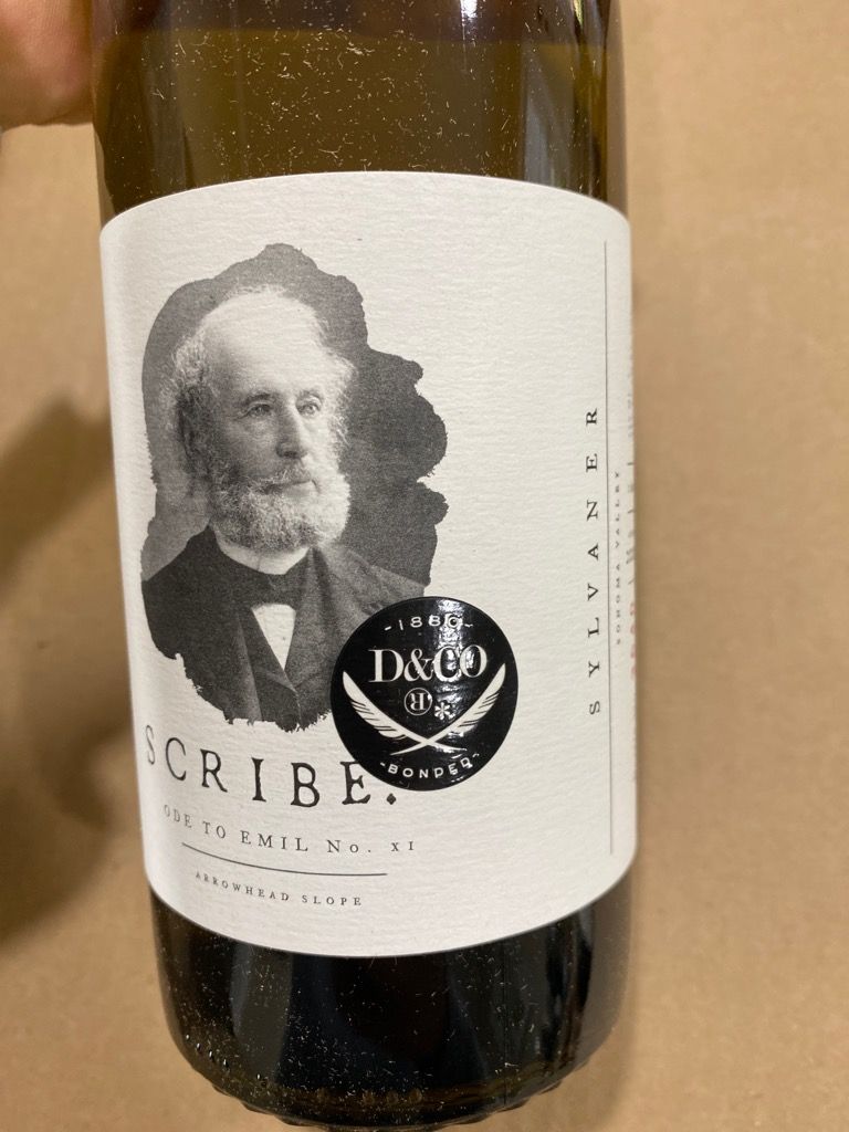 2020 Scribe Sylvaner Ode to Emil, USA, California, Napa / Sonoma ...