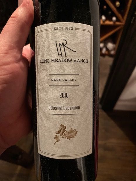 2016 Long Meadow Ranch Cabernet Sauvignon, USA, California, Napa Valley ...