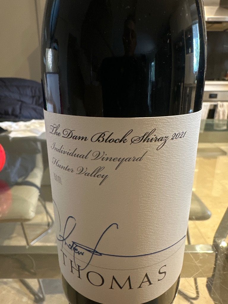 2021 Andrew Thomas Wines Shiraz Individual Vineyard Dam Block ...
