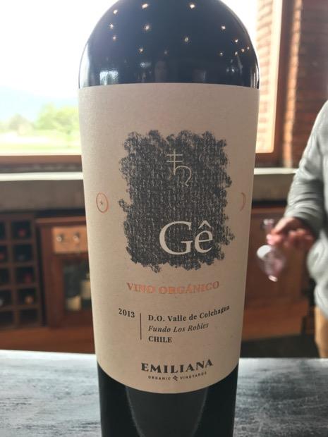 2013 Emiliana Gê, Chile, Rapel Valley, Colchagua Valley - CellarTracker