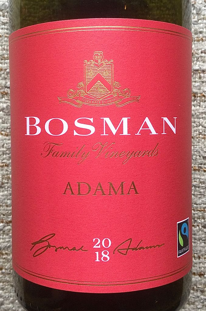 2019 Bosman Family Vineyards Adama, South Africa, Coastal Region, Paarl ...