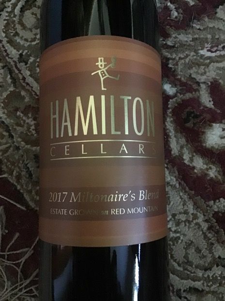 2022 Hamilton Cellars Miltonaire's Blend, USA, Washington, Columbia ...