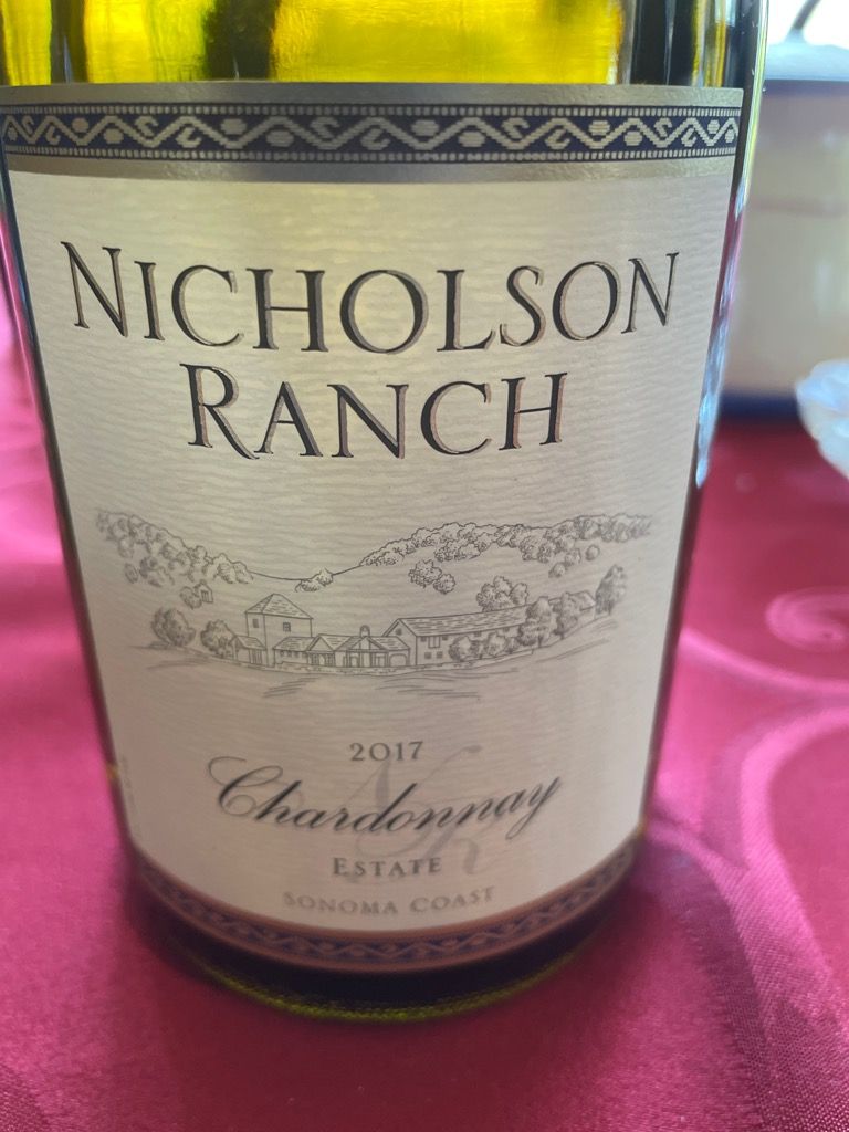 2017 Nicholson Ranch Chardonnay Estate, USA, California, Sonoma County ...