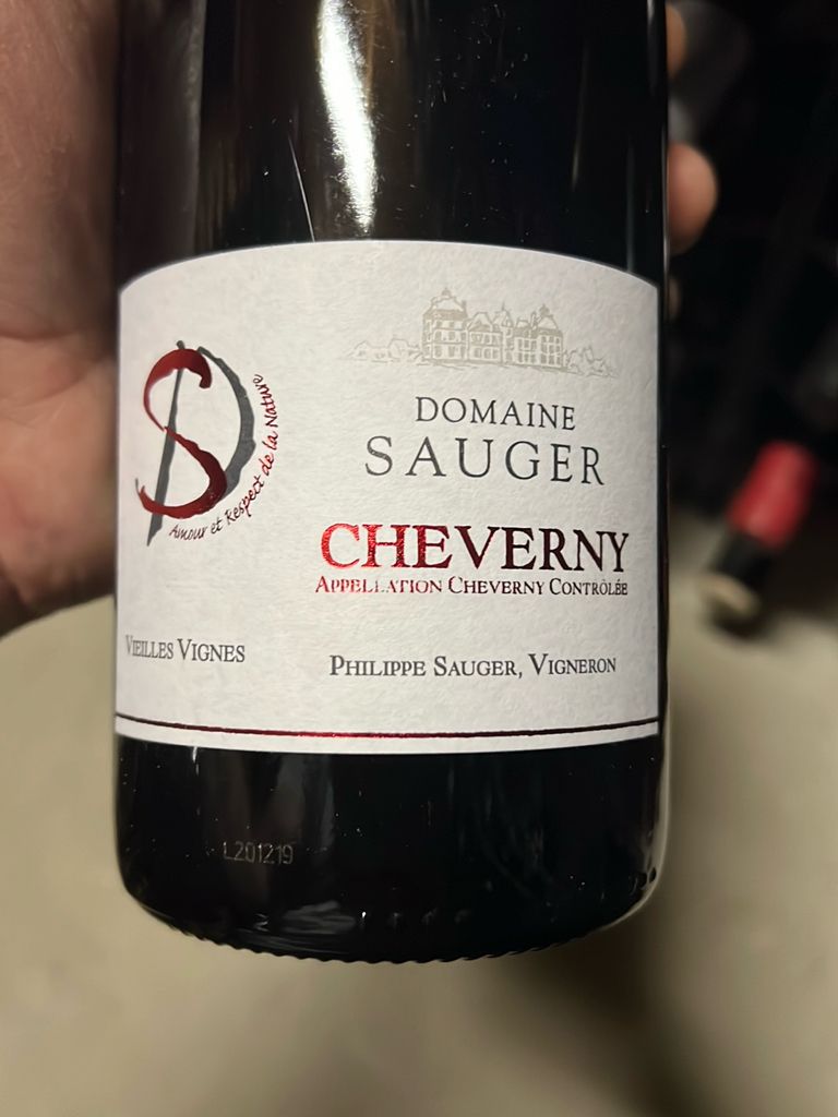 2018 Domaine Sauger Cheverny Cheverny Rouge Vieilles Vignes, France ...
