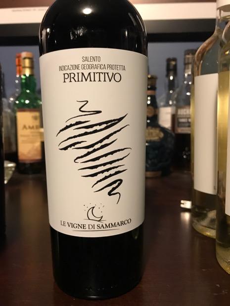 2015 Le Vigne Di Sammarco Primitivo Salento IGT, Italy, Puglia, Salento ...
