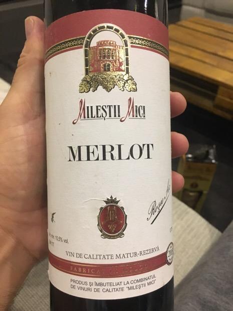 2015 Mileștii Mici Merlot, Moldova, Purcari - CellarTracker