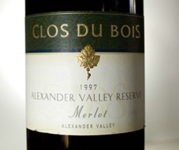 1996 Clos du Bois Merlot Alexander Valley, USA, California, Sonoma ...
