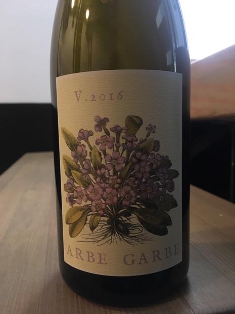 2016 Arbe Garbe White Wine, USA, California, Sonoma County, Russian ...