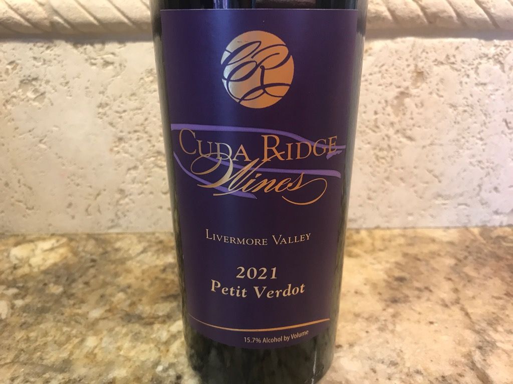 2021 Cuda Ridge Wines Petit Verdot, USA, California, San Francisco Bay ...