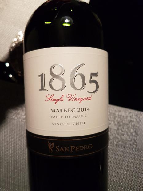 2014 Viña San Pedro Malbec 1865, Chile, Maule Valley - CellarTracker