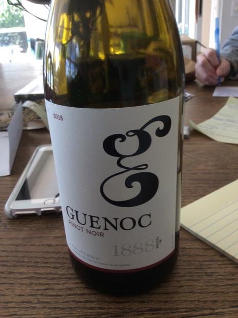 2015 Guenoc Pinot Noir, USA, California - CellarTracker