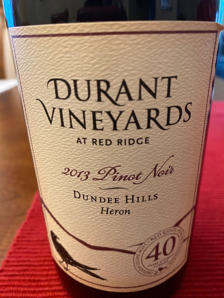 2013 Durant Vineyards Chardonnay Raven Vineyard, USA, Oregon ...