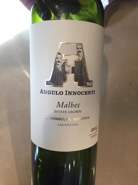 2014 Angulo Innocenti Malbec, Argentina, Mendoza, Valle de Uco, La ...