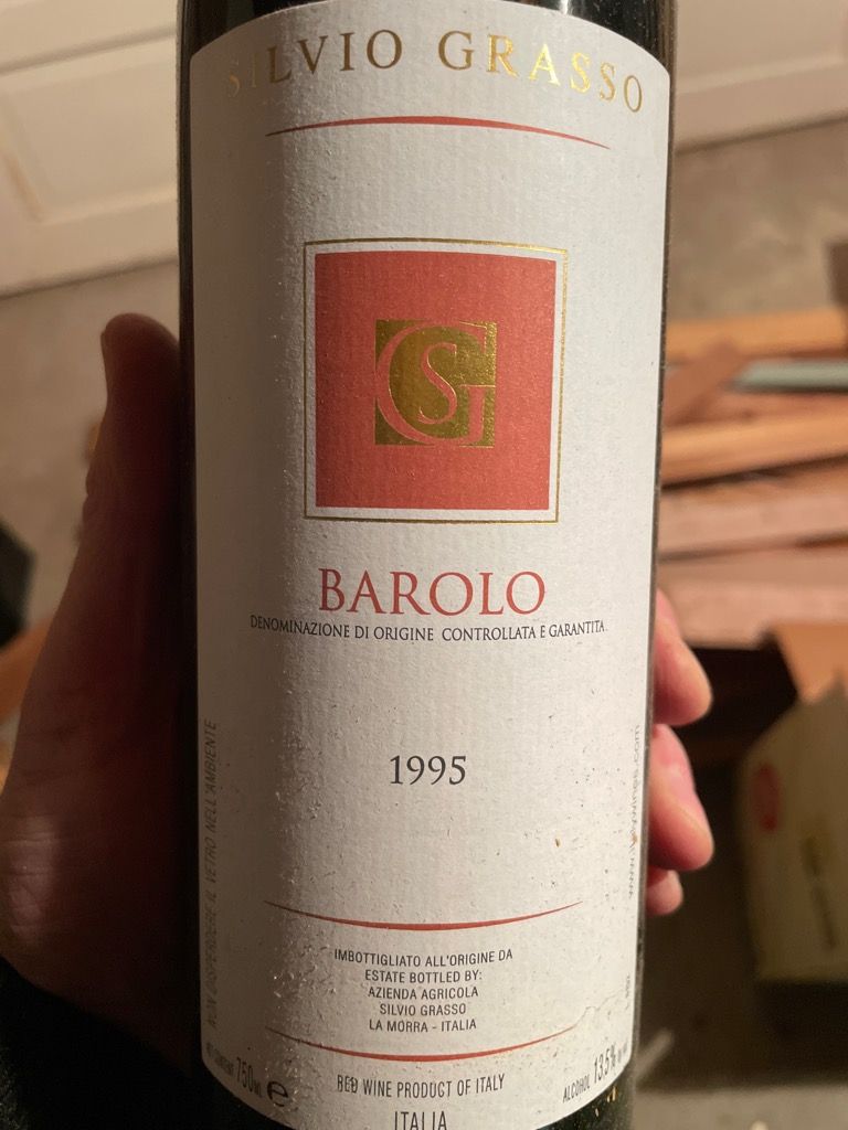 1995 Silvio Grasso Barolo Turne, Italy, Piedmont, Langhe, Barolo ...