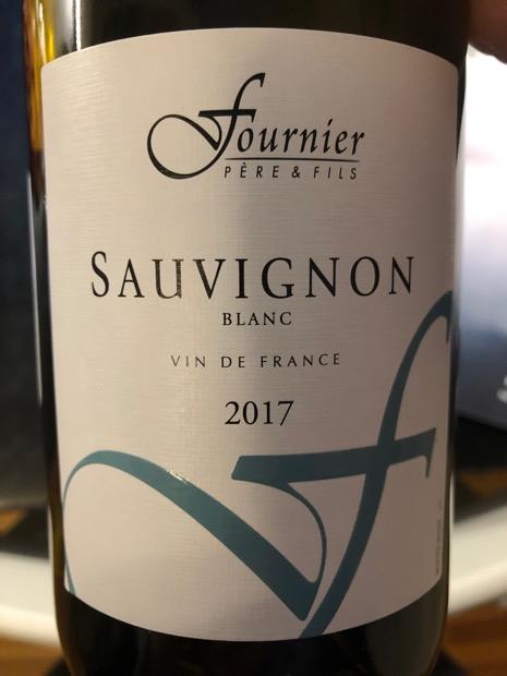 2016 Fournier Père & Fils Sauvignon Val de Loire, France, Loire Valley ...