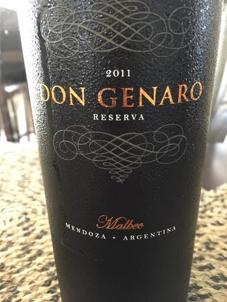 2011 Don Genaro Malbec, Argentina, Mendoza - CellarTracker