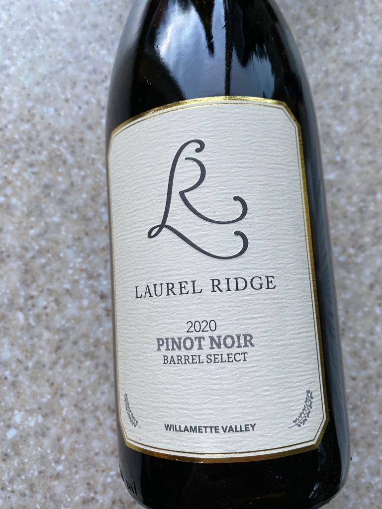 2020 Laurel Ridge Pinot Noir Barrel Select, USA, Oregon, Willamette ...