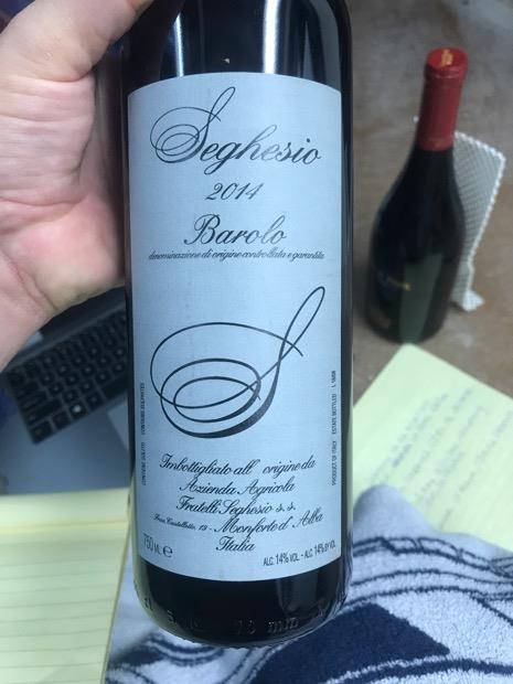 2014 Fratelli Seghesio Barolo, Italy, Piedmont, Langhe, Barolo ...