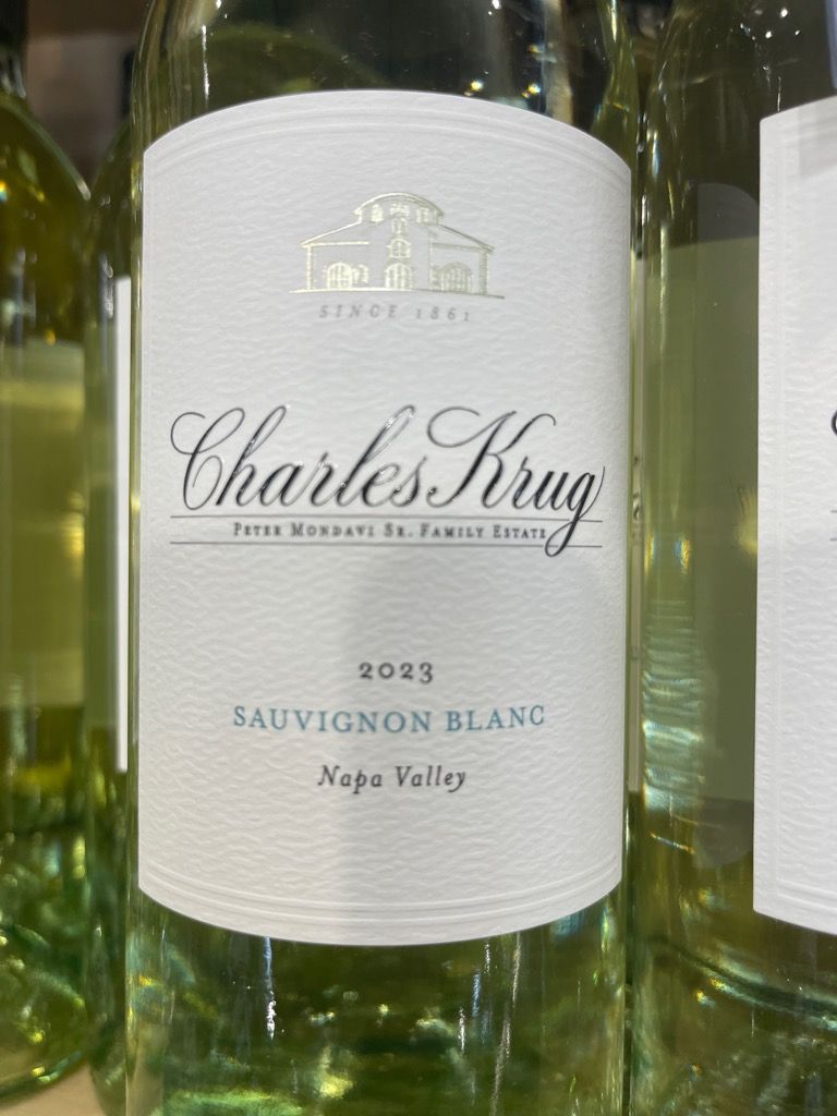 2023 Charles Krug Winery (Peter Mondavi Family) Sauvignon Blanc, USA ...