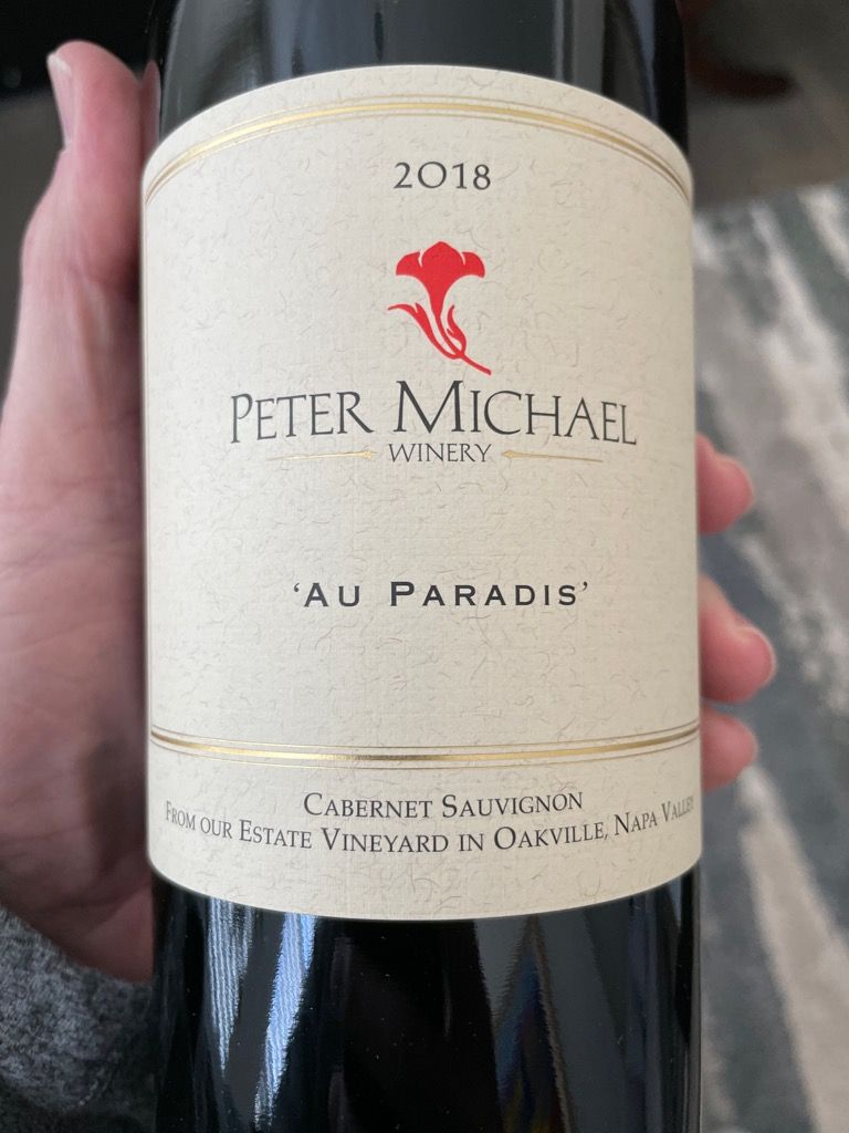 2018 Peter Michael Au Paradis, USA, California, Napa Valley, Oakville ...