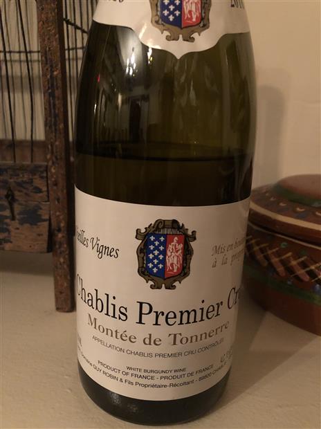 2017 Domaine Guy Robin et Fils Chablis 1er Cru Montée de Tonnerre ...